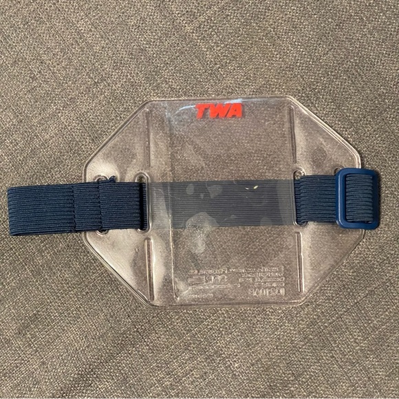 TWA | Other | Vintage Rare Twa Branded Arm Strap Pilot Stewardess ...
